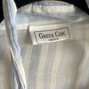 Tops | Authentic Greek Linen Beach Cover Up | Poshmark